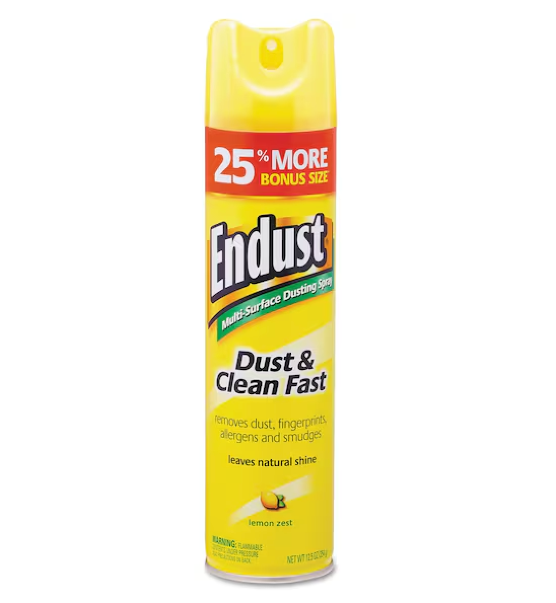 Endust® Multi-Surface Dusting and Cleaning Spray - Lemon Zest, 12.5 oz ...
