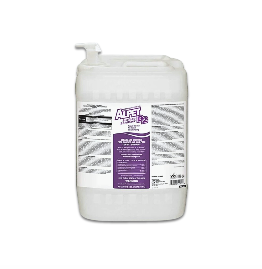 Alpet D2 Surface Sanitizer - 5 Gallon Pail | Special Order – Winston ...